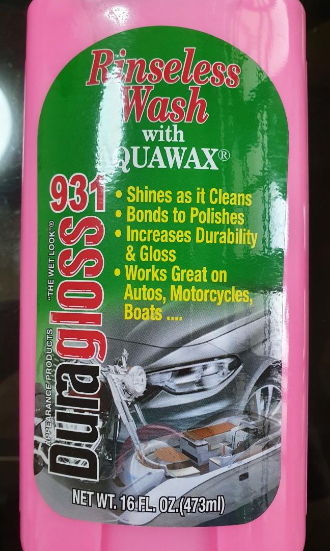 Duragloss 931 Rinseless Wash with Aquawax, Car Accessories, Accessories ...