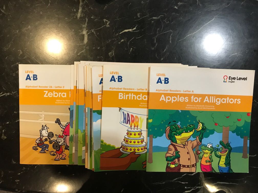 Eye Level English Alphabet Readers Level A.B Book 1 to 26, Hobbies ...