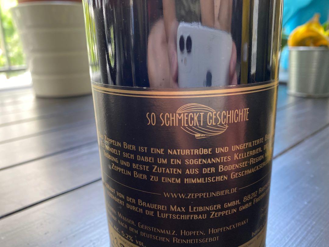 Famous German Zeppelin Bier 1 liter!, Food & Drinks, Alcoholic ...