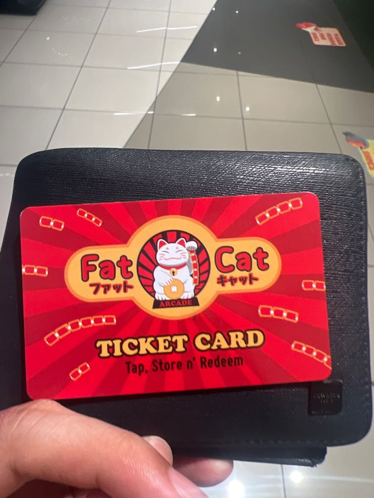 Fat Cat Arcade Card - 1700 Tokens w/ 3000+ tickets, Tickets & Vouchers ...
