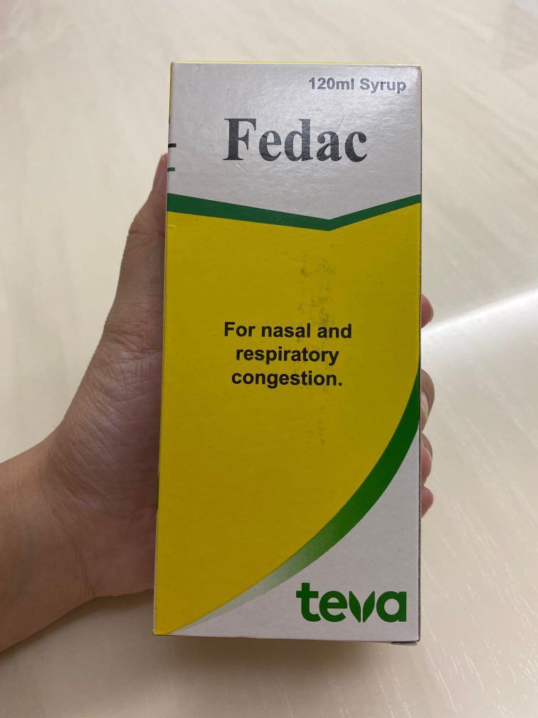Fedac 120ml syrup for nasal and respiratory congestion, Everything Else ...