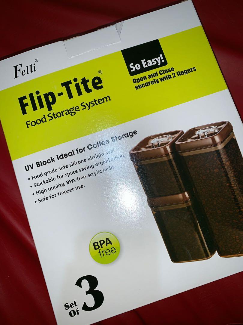 Felli Flip Tite Food Storage, Furniture & Home Living, Kitchenware ...