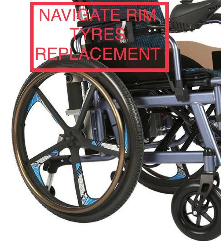 FOLDAWHEEL RIM FOLDA WHEEL NAVIGATE RIM (TYRE) REPLACEMENT LifeLine ...
