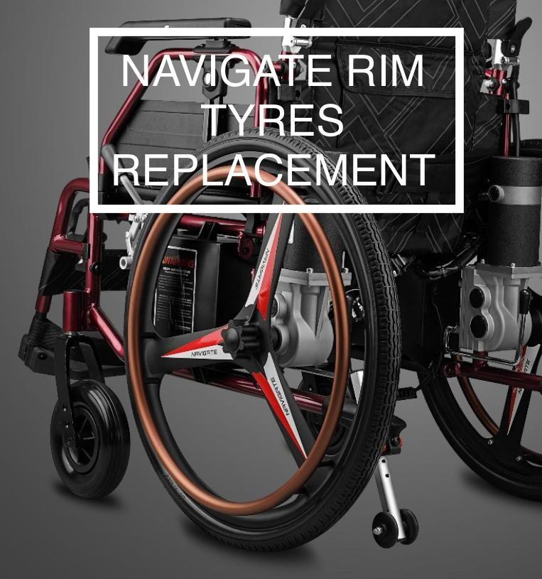 FOLDAWHEEL RIM FOLDA WHEEL NAVIGATE RIM (TYRE) REPLACEMENT LifeLine ...