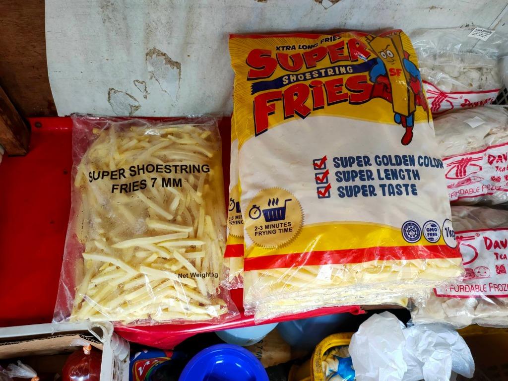 Frozen Lutosa Super Fries French Fries Shoestring 7/7, Food & Drinks ...