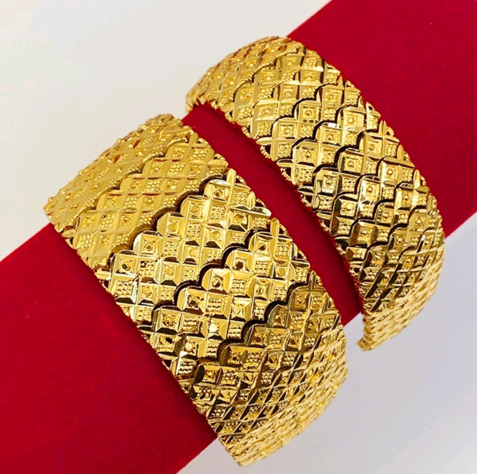 Gelang Tangan Emas Puteri Sisik Ikan gold bracelet bangle #JualSaja ...