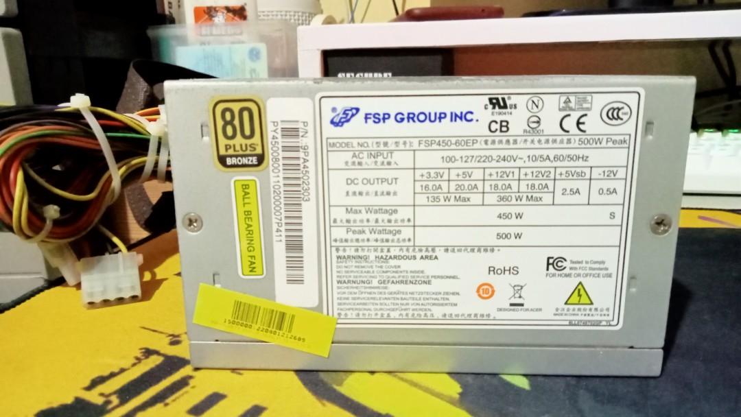 Generic Power Supply, Computers & Tech, Parts & Accessories, Computer ...