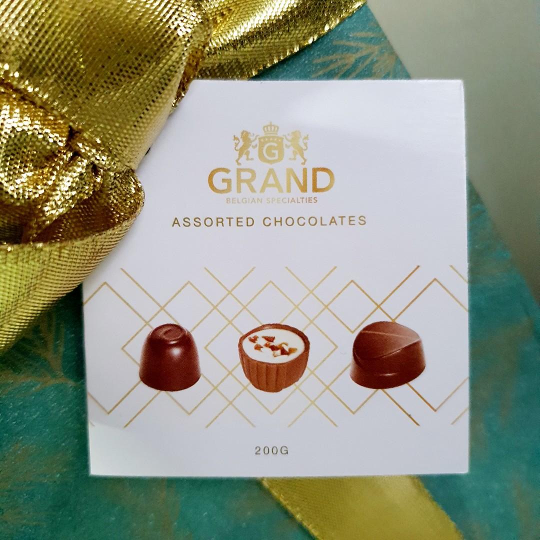 GRAND Belgian Specialties Assorted Chocolates/Pralines, 200g | Gift Box ...