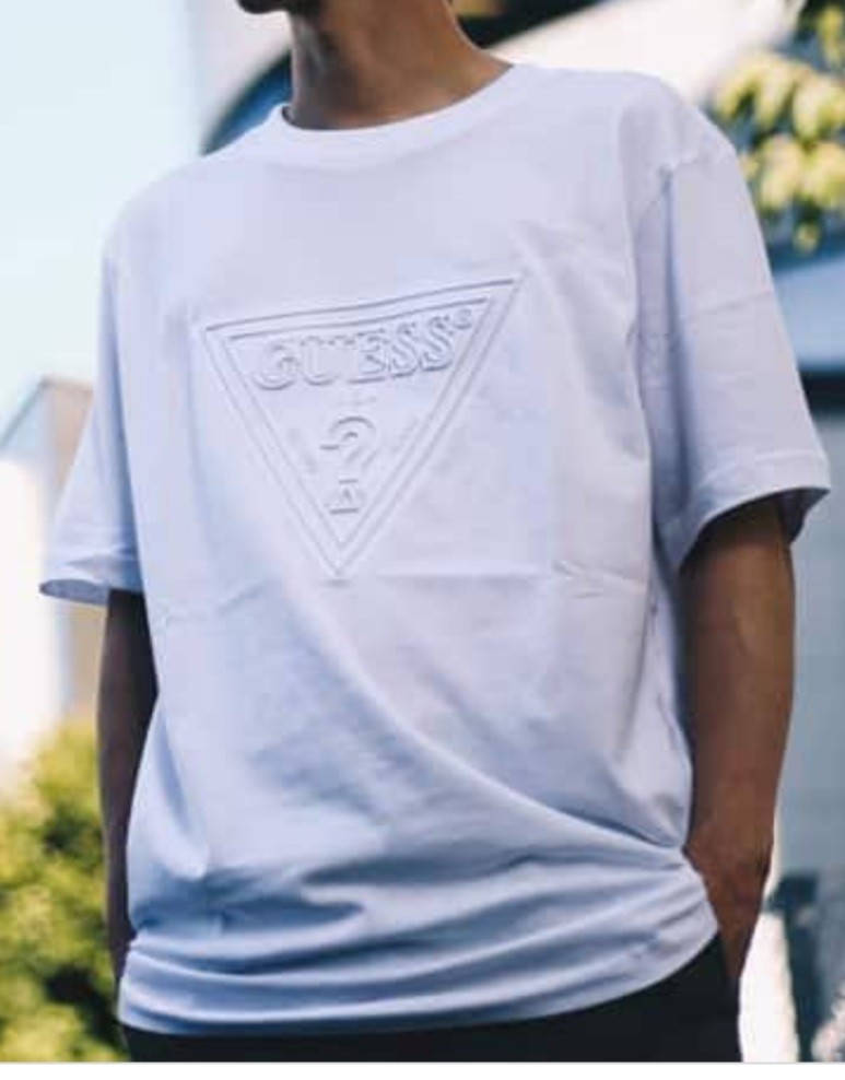 GUESS EMBOSSED LOGO, Men's Fashion, Activewear on Carousell