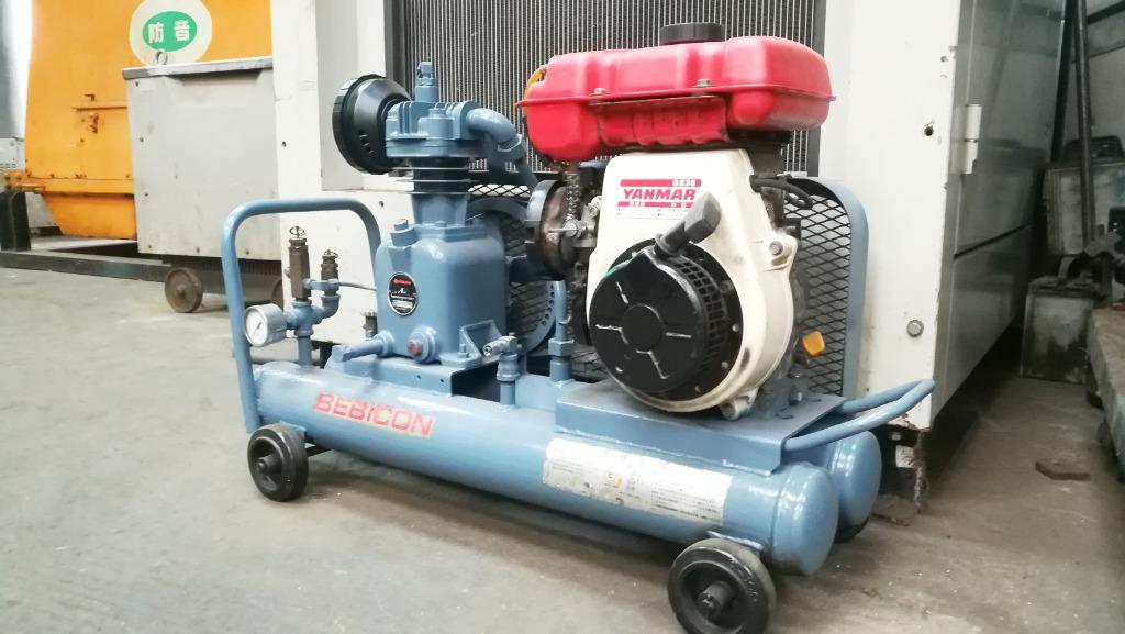 Hitachi Bebicon Air Compressor 1hp Gas Engine driven from Japan ...