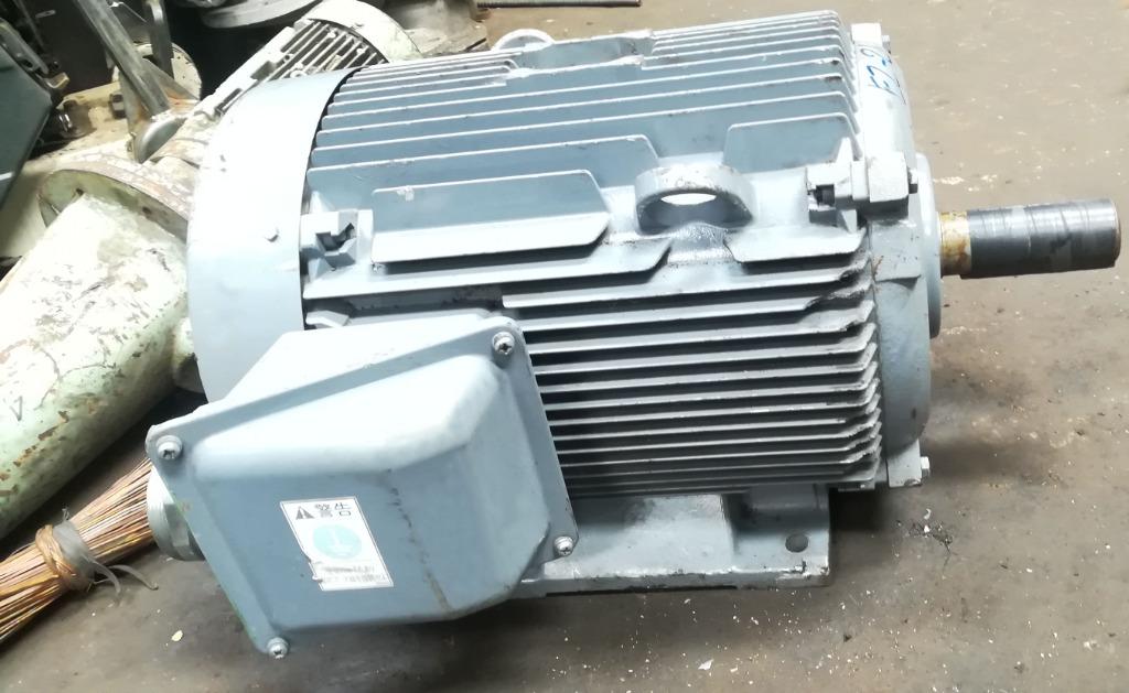 Hitachi Elec. Induction Motor 15hp 11kw 220V 3600rpm from Japan ...