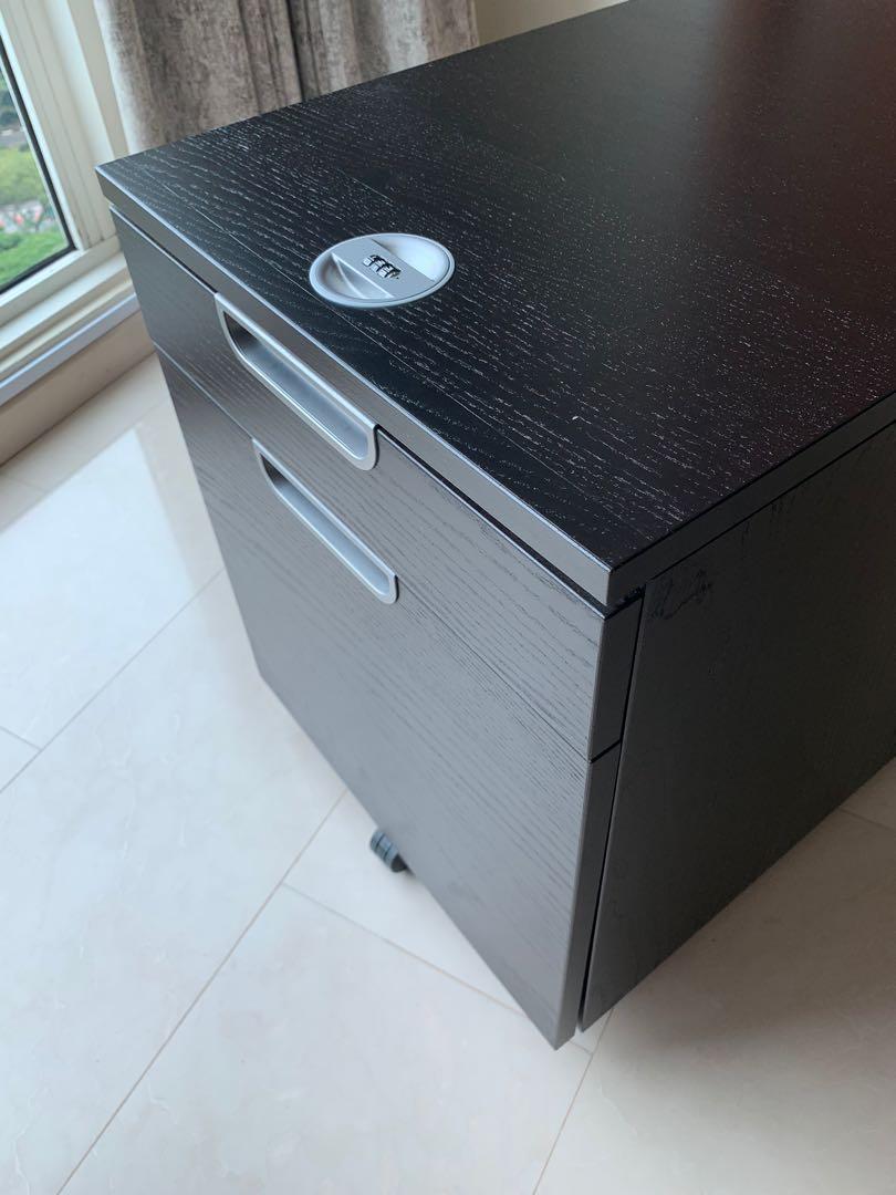IKEA Galant Drawer Unit on castors w/ a combination lock, Furniture ...