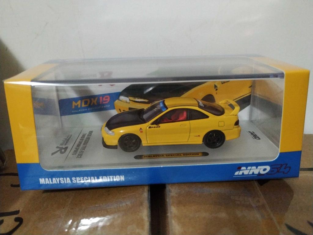 INNO64 HONDA INTEGRA TYPE-R DC2 Yellow Tuned By Spoon Sports Malaysia ...