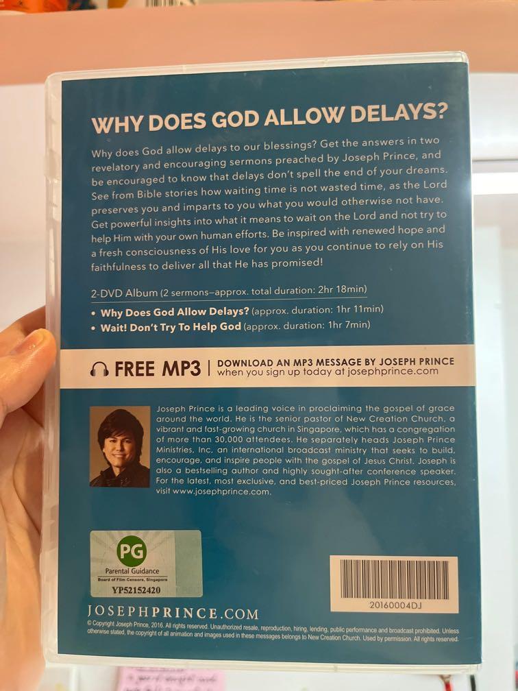 Joseph prince dvd - why does god allow delays ?, Hobbies & Toys, Music ...