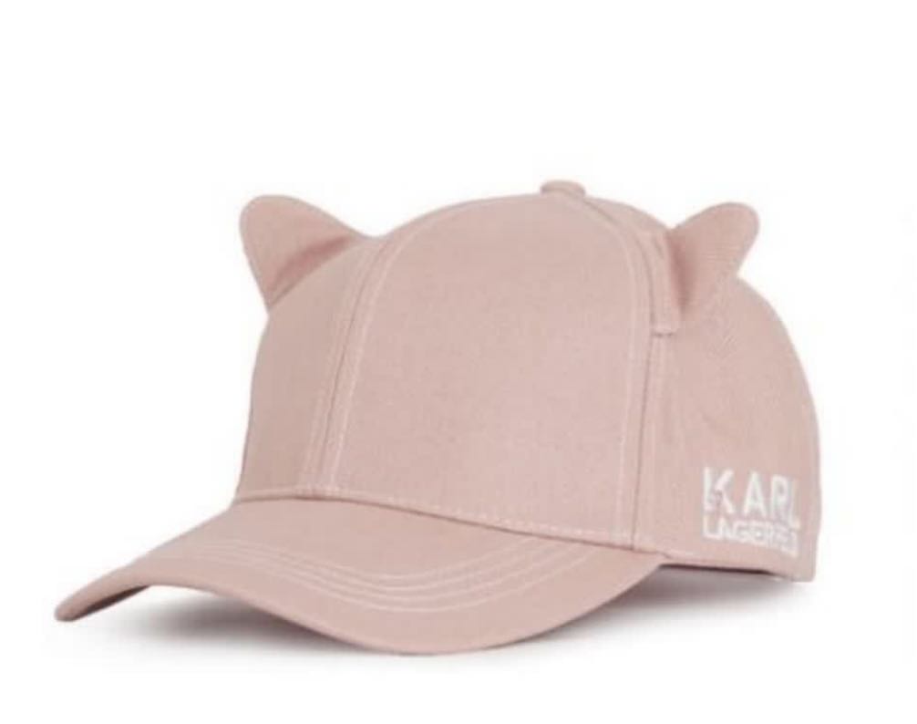 Karl Lagerfeld cat ear cap, Men's Fashion, Watches & Accessories, Caps ...