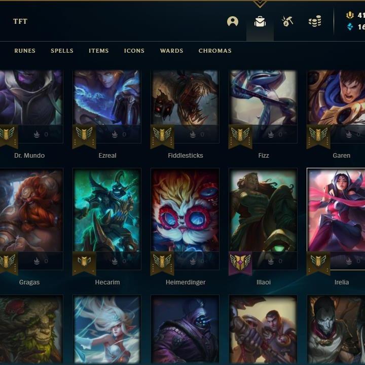 League Of Legends Iron1 86 champion 54 skins smurf Account, Video ...