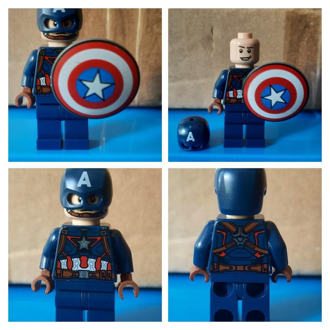 Lego Captain America, zombie hunter spidey, spiderman (integrated suit ...