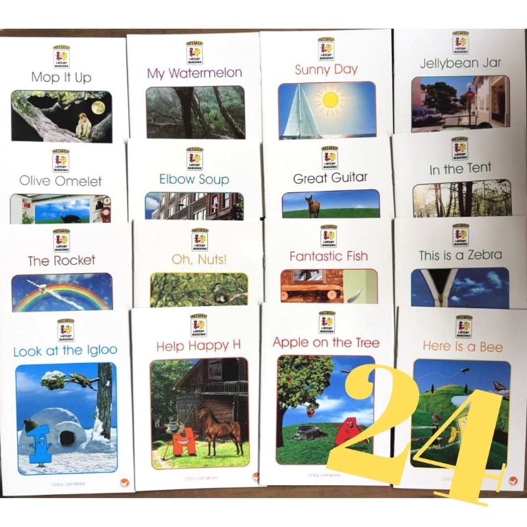 Letter Buddies Letter Sounds (24 books), Hobbies & Toys, Books ...