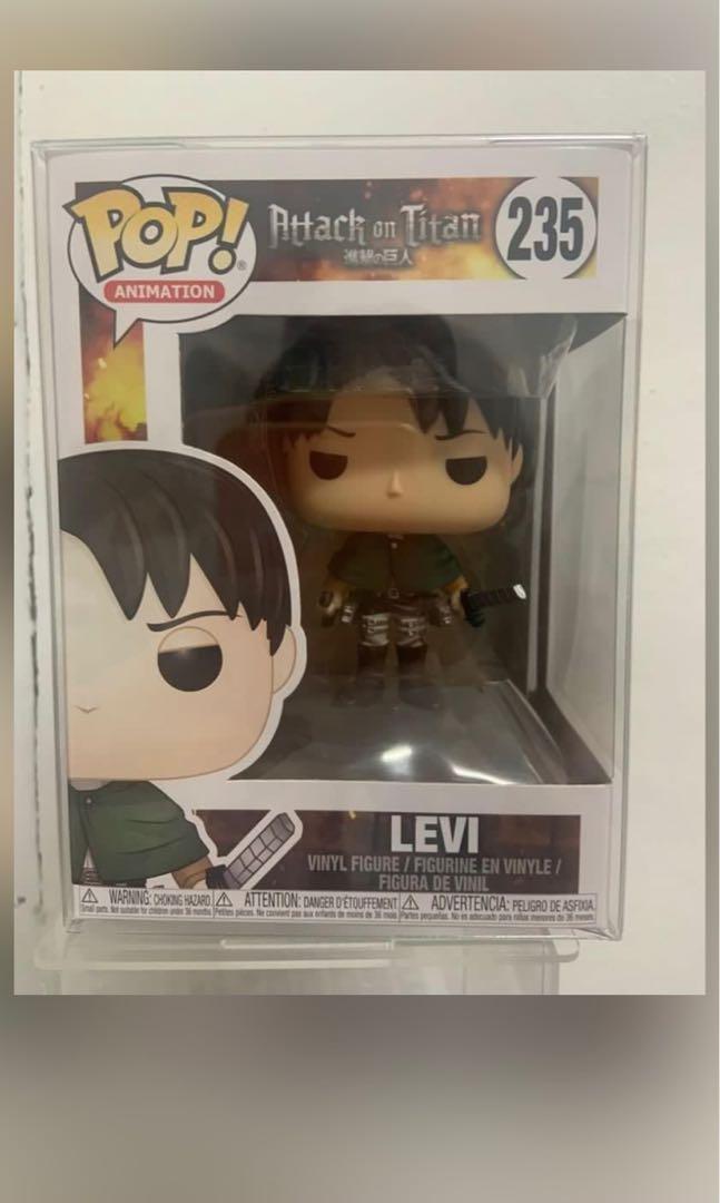 Levi Ackerman Funko Pop Levi attack on titan aot eren armin mikasa ...