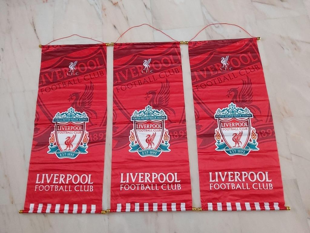 Liverpool Big Hanging Flag / Banner, Furniture & Home Living, Home ...