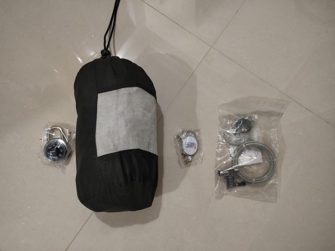 Lock, wire lock, laptop stand and waterproof cover., Computers & Tech ...