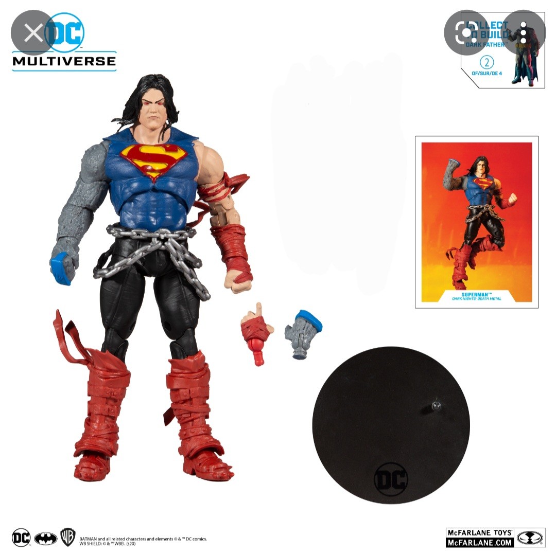 Mcfarlane Death Metal Superman, Hobbies & Toys, Toys & Games on Carousell