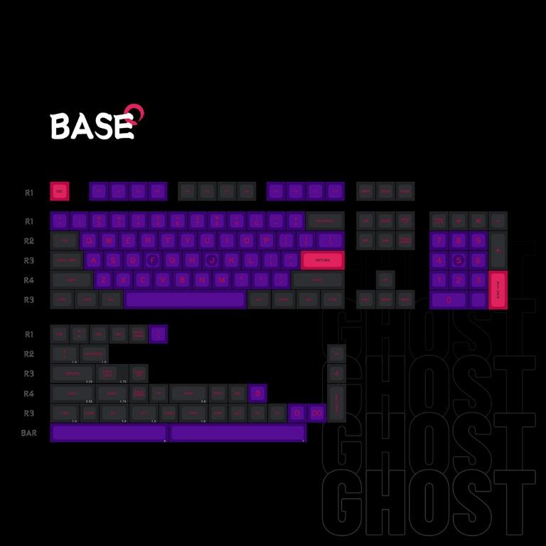 MG GHOST GENGAR INSPIRED KEYCAPS, Computers & Tech, Parts & Accessories ...