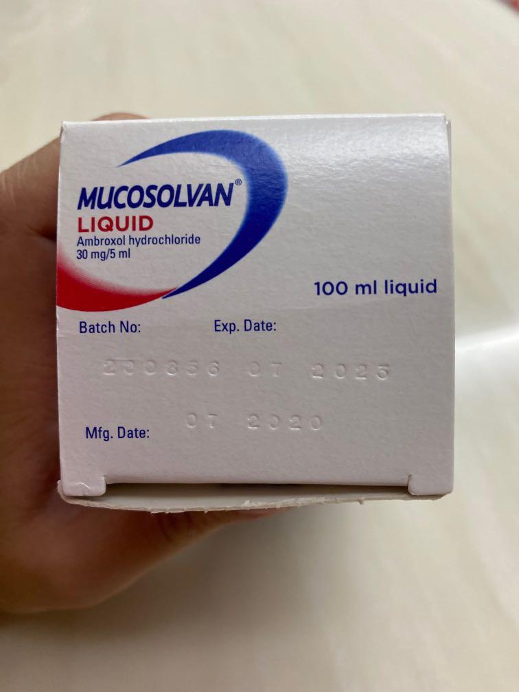 Mucosolvan cough relief syrup 100 ml, Health & Nutrition, Medical ...