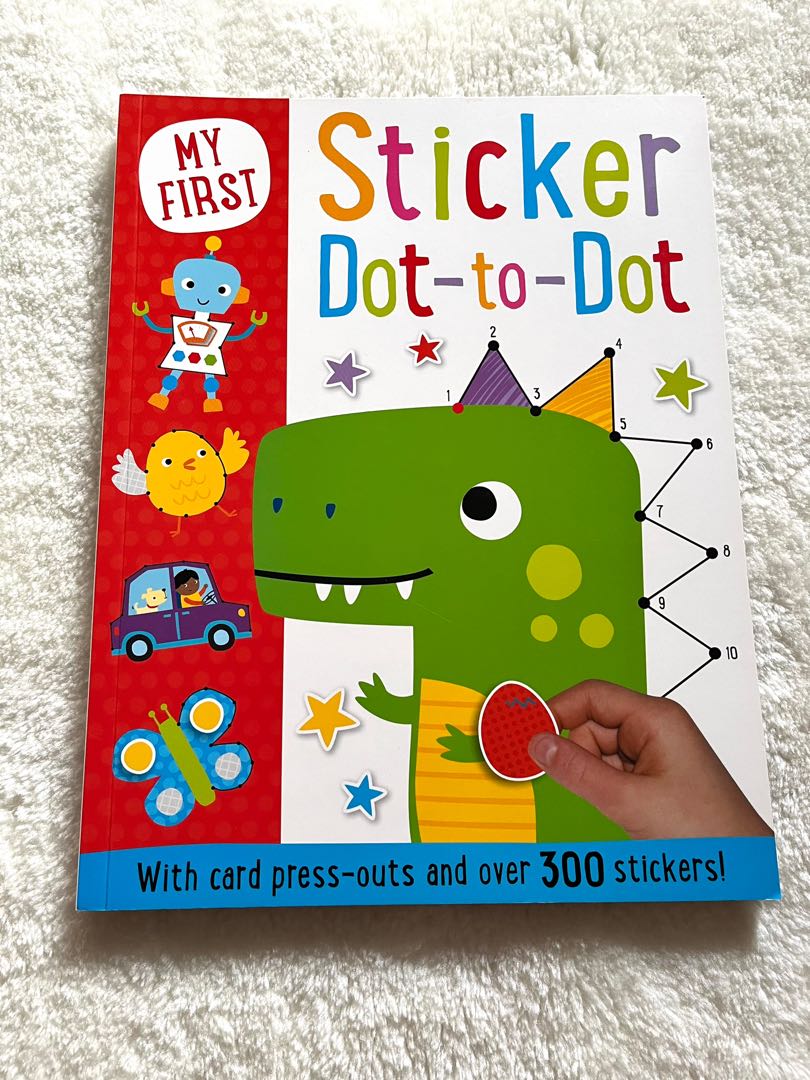 My First Sticker Dot to Dot activity book with card press-outs and over ...