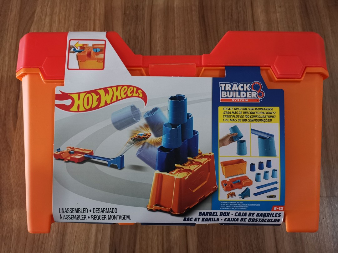 New Hot Wheels Barrel Box Track Builder Mattel, Hobbies & Toys, Toys ...