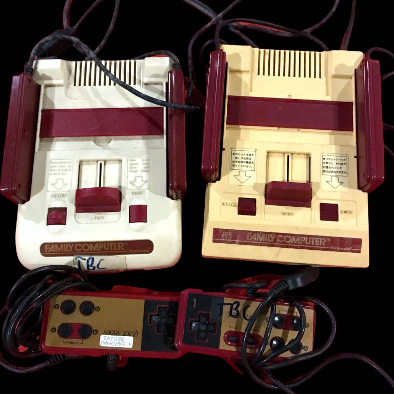 NINTENDO FAMILY COMPUTER Consoles 1980s and NES adapters, Video Gaming ...