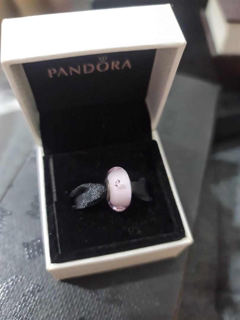 Pandora Glass Charm, Women's Fashion, Jewelry & Organisers, Charms on ...