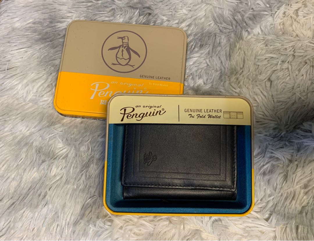 Penguin Leather Wallet, Men's Fashion, Watches & Accessories, Wallets ...