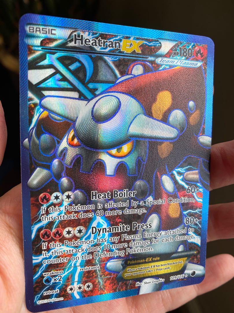 Pokemon card Heatran Ex 109/116, Hobbies & Toys, Toys & Games on Carousell