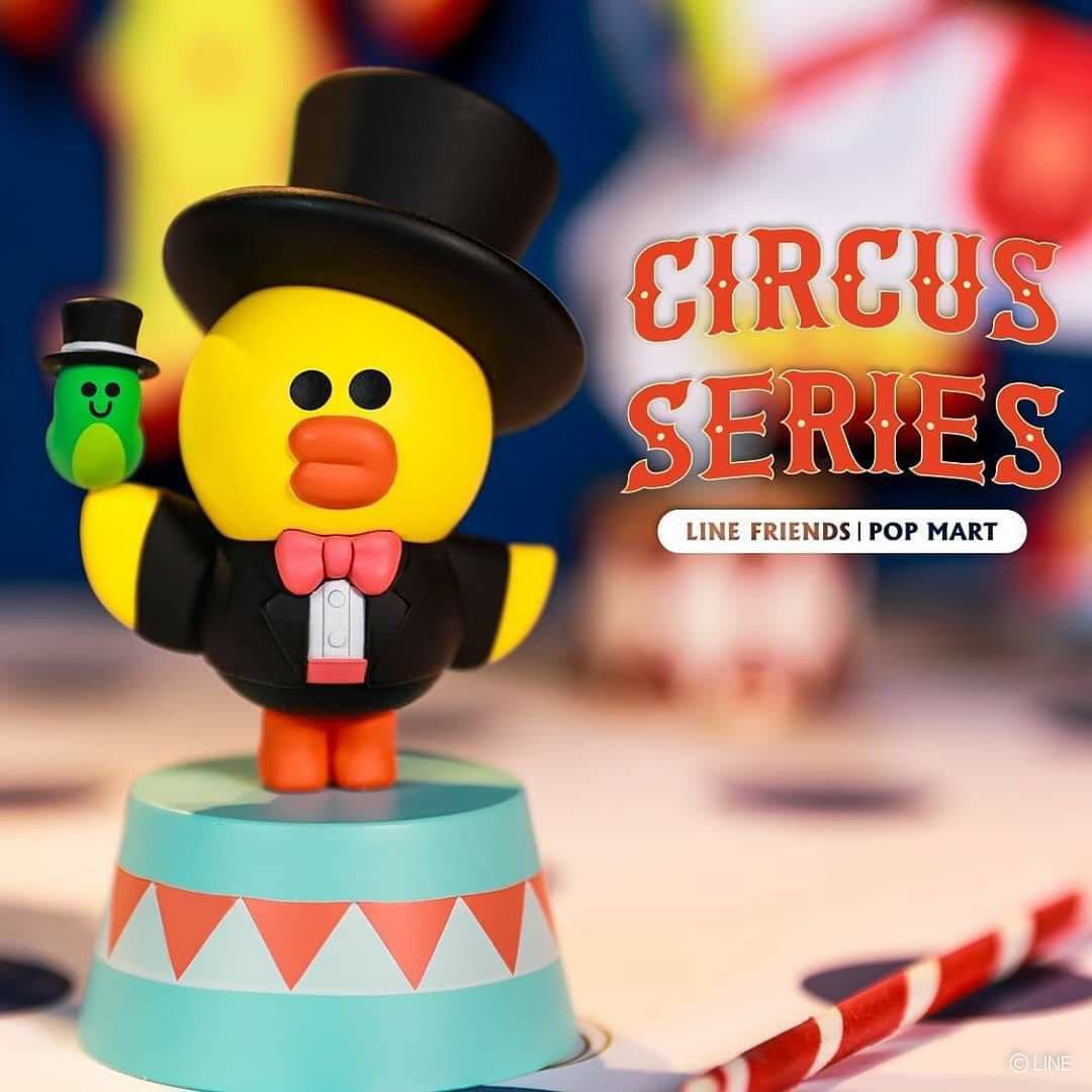 PopMart Line Friends Circus Series Magician Sally, Hobbies & Toys, Toys ...