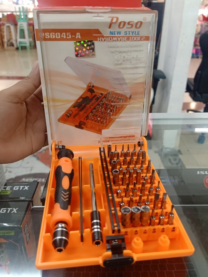 POSO (PS-6045) INTERCHANGE ABLE PRECISE TOOL SET, Computers & Tech ...
