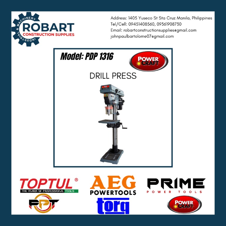 Powercraft Drill Press, Commercial & Industrial, Industrial Equipment ...