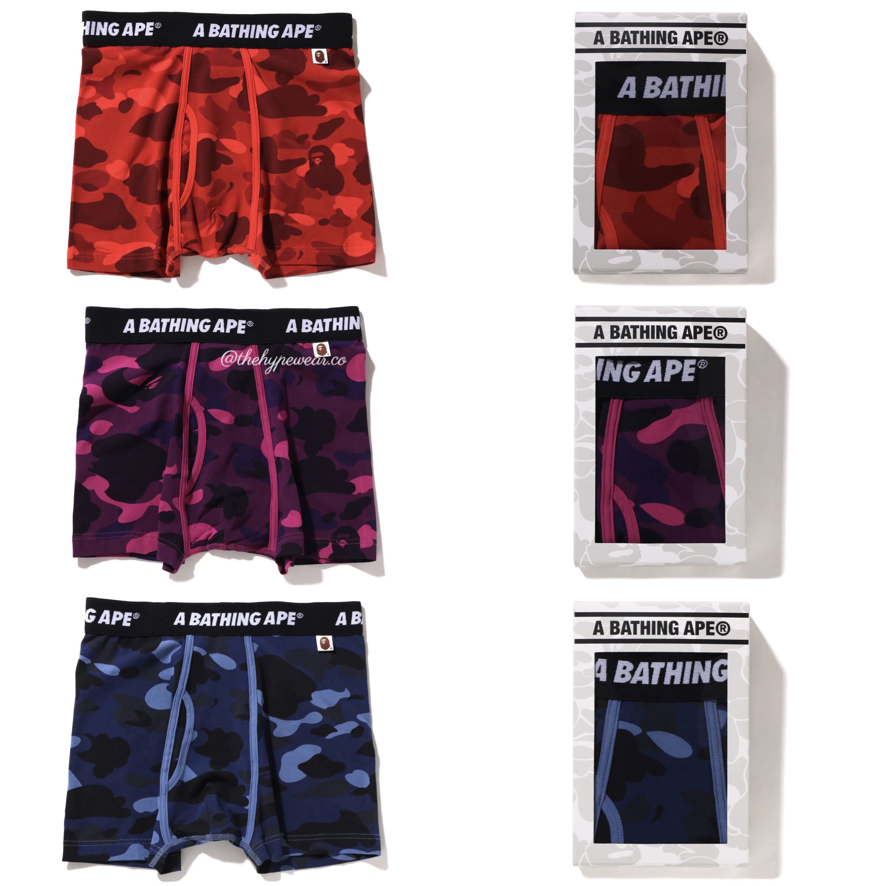 [Preorder]BAPE Color Camo Trunks, Men's Fashion, Bottoms, New Underwear on Carousell