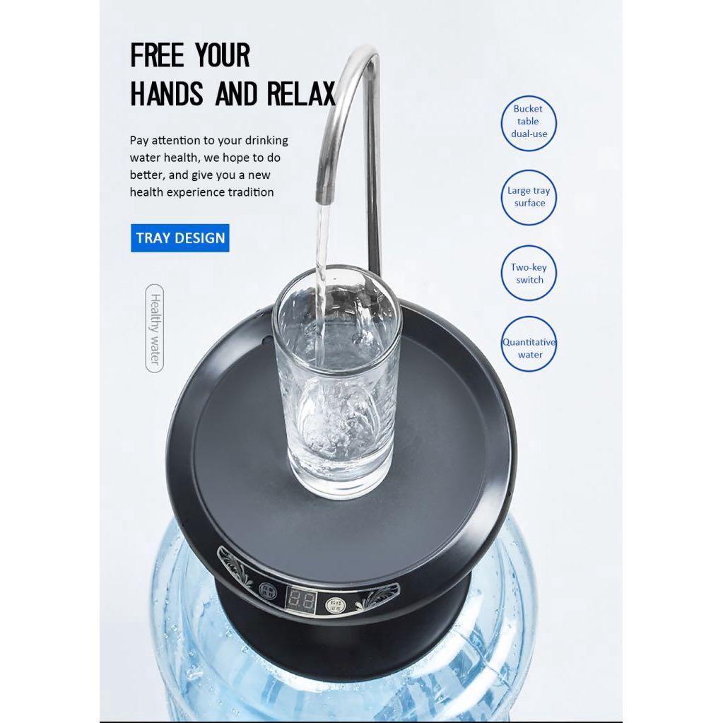 Ready Drinking fountain barreled water pump tray electric water presser ...