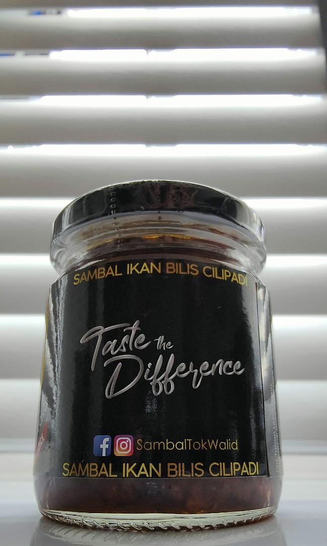 Sambal Ikan Bilis Cili Padi Tok Walid, Food & Drinks, Packaged & Instant Food on Carousell