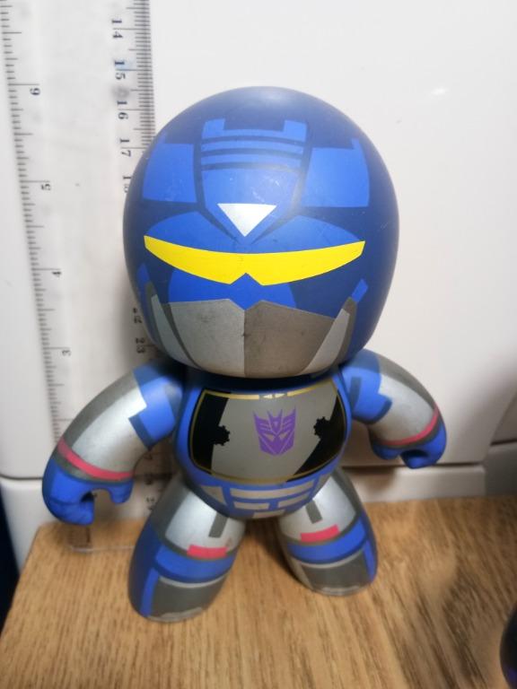 SET OF 4 Transformers Mighty Muggs Optimus Prime Bumblebee Soundwave ...