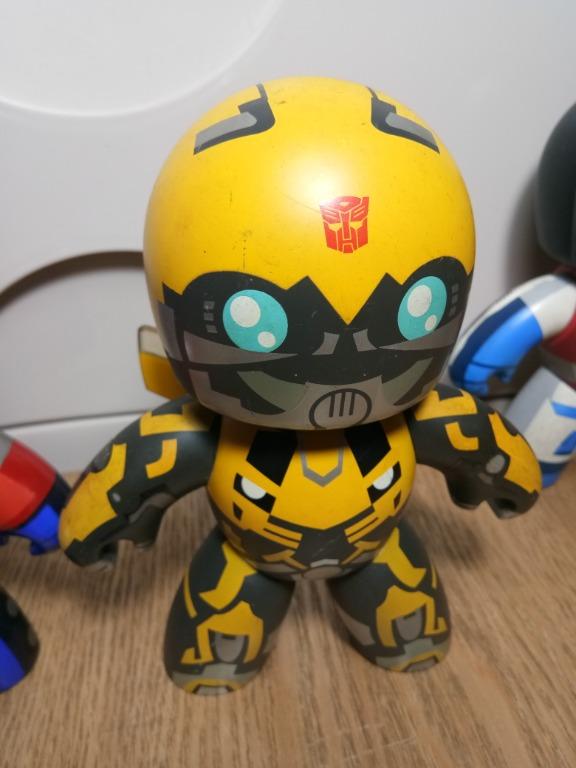 SET OF 4 Transformers Mighty Muggs Optimus Prime Bumblebee Soundwave ...