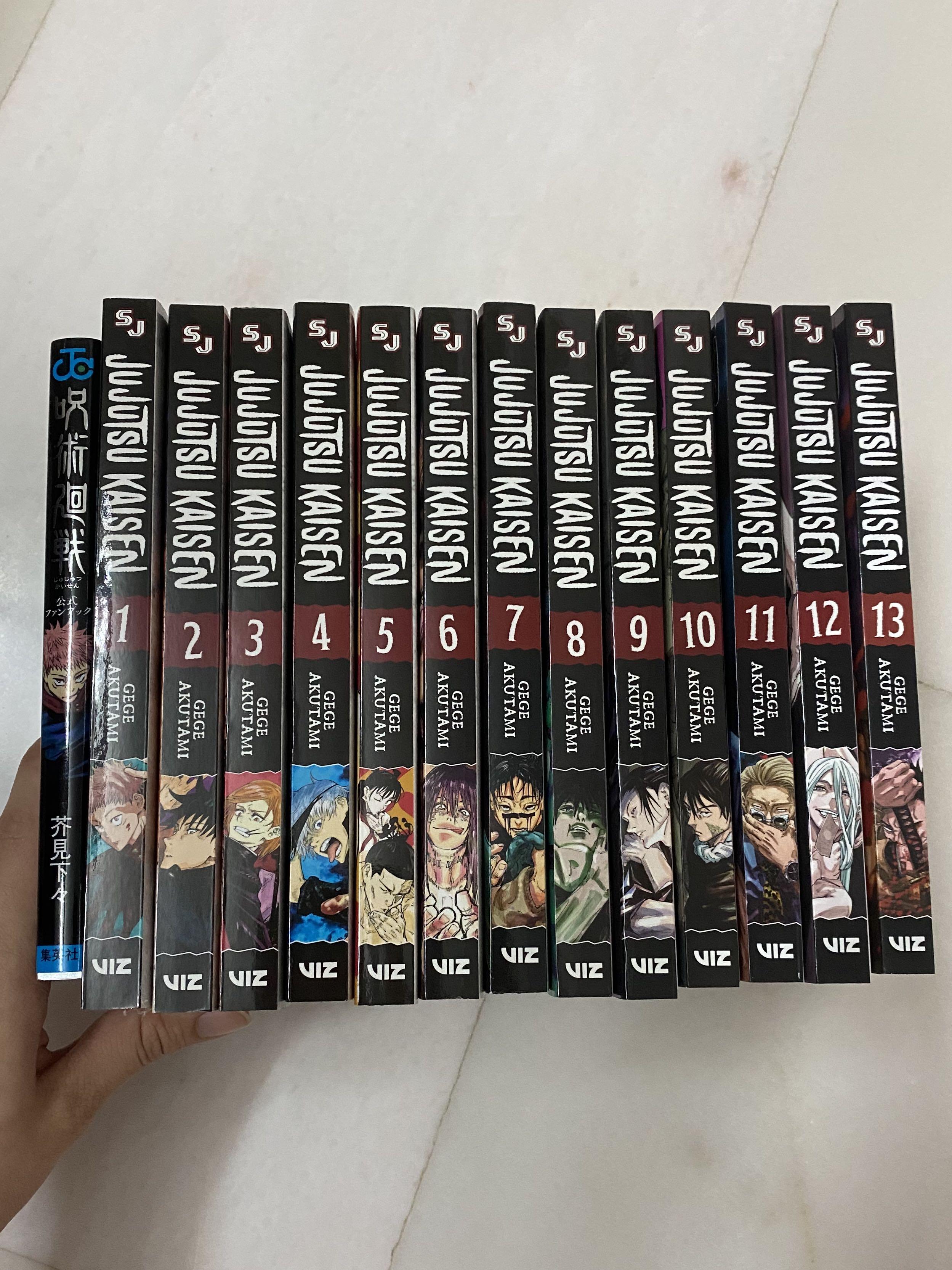 SHONEN JUMP JUJUTSU KAISEN JJK MANGA VOLUMES, Hobbies & Toys, Books ...
