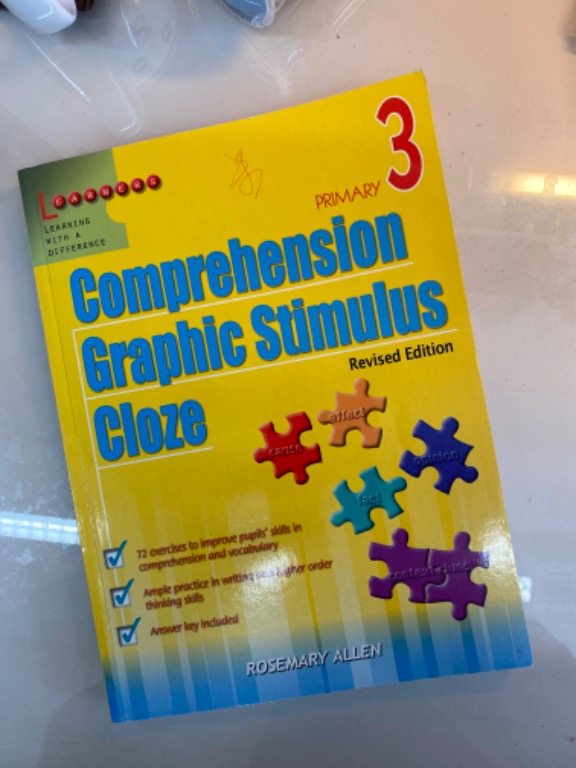 Singapore - Comprehension graphic stimulus cloze primary 3, 興趣及遊戲, 書本 ... Singapore - Comprehension graphic stimulus cloze primary 3, 興趣及遊戲, 書本 ...