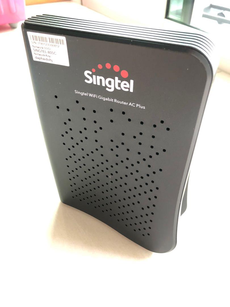 Singtel fibre modem and router, Computers & Tech, Parts & Accessories ...