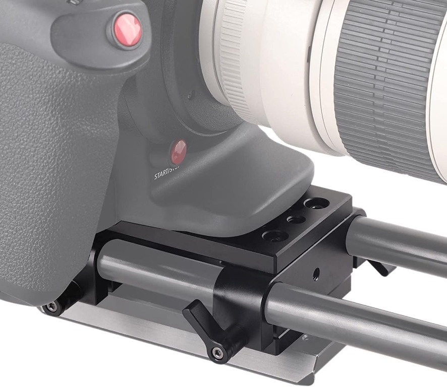 SMALLRIG 15mm Base Plate Camera 15mm LWS Baseplate with 15mm Rail Mount ...