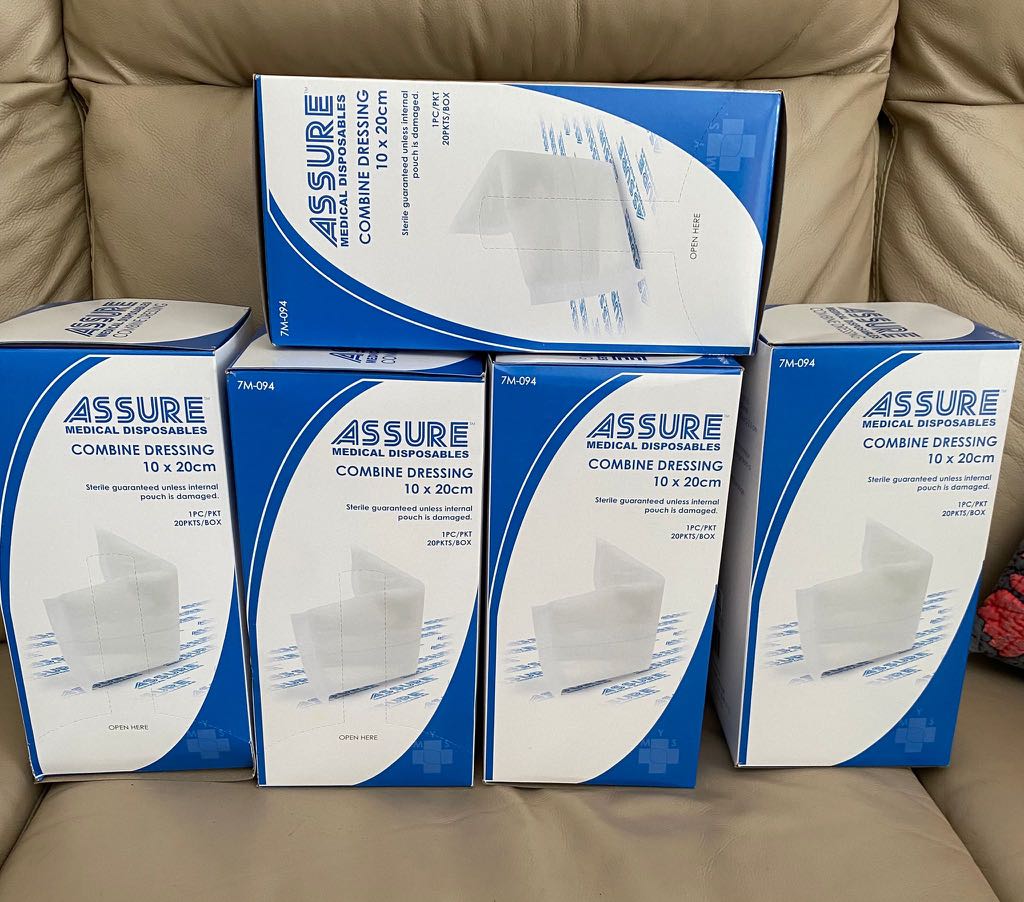 Smith&Nephew / ASSURE Combine Dressing 10cm x 20cm for wound care20cm ...