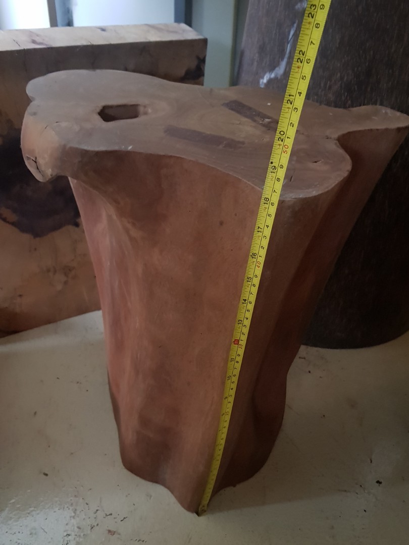 Solid wood tree trunk, Furniture & Home Living, Outdoor Furniture on ...