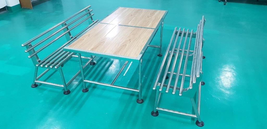SS 304 TABLE AND BENCHES - outdoor dining, Furniture & Home Living ...