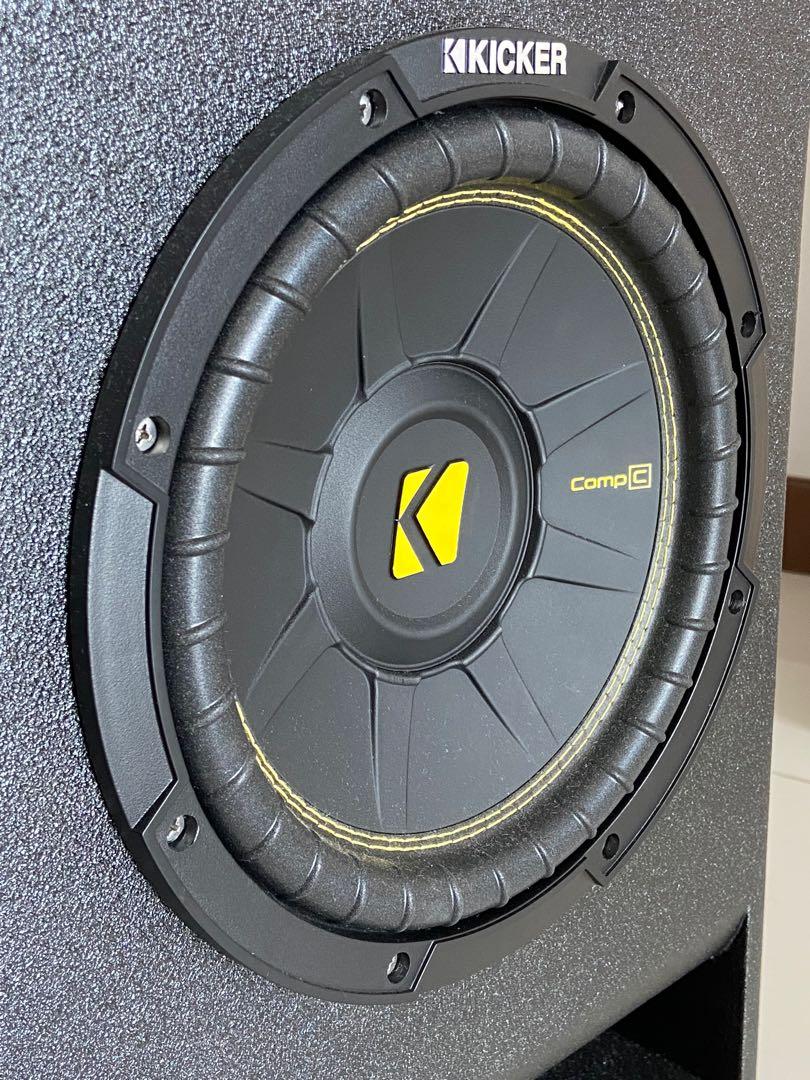 Subwoofer Kicker Comp C 10 inch with Skar enclosure, Car Accessories ...